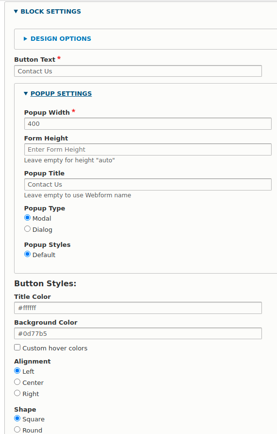Extra Block Types (EBT): Webform Popup | Drupal.org Extra Block Types (EBT): Webform Popup | Drupal.org